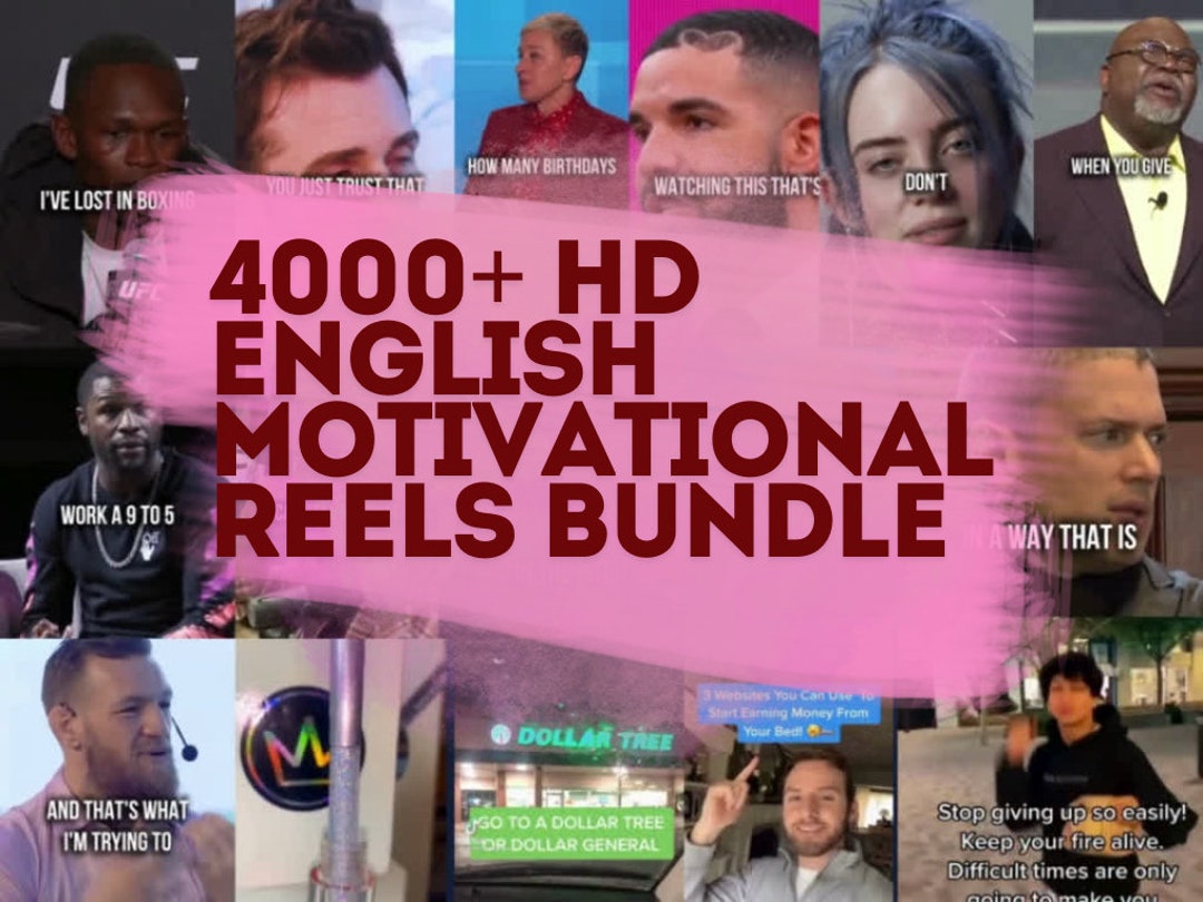 4000+ Motivational Reels Bundle,instagram Reels,reel Videos ...