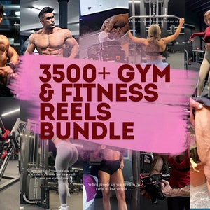 3500+ Gym Reels Bundle,instagram Reels,reel Videos,fitness Reels ...