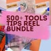 500+ Tools Reels Bundle,instagram Reels,reel Videos,tools Tips Reels ...