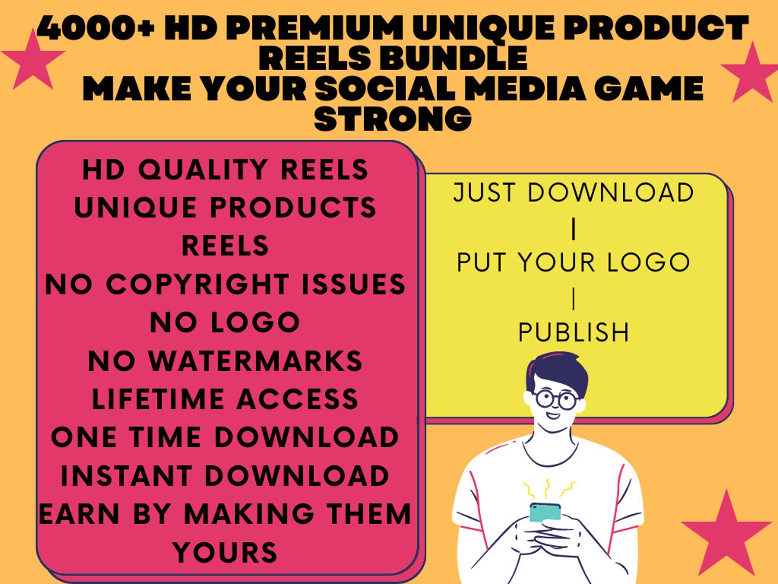 4000+ Unique Products Reels Bundle,instagram Reels,reel Videos,unique ...