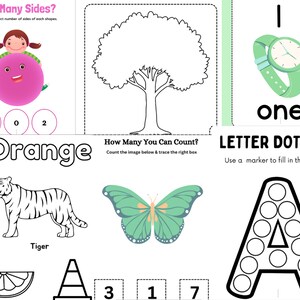 5000+ Pages Kindergarten Learning, Preschool Pre-k Bundle, Activity ...