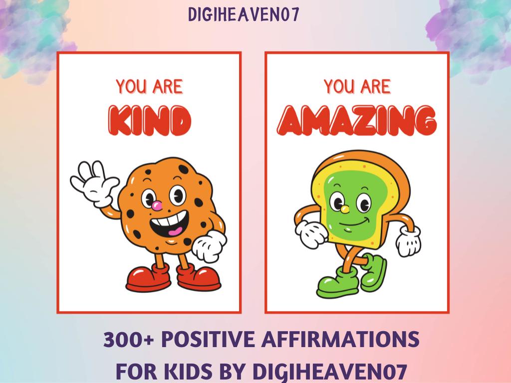 300+ Positive Affirmations for Kids,homeschool Activity,kids Activity ...
