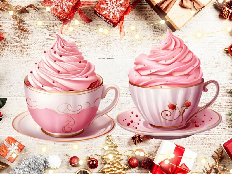 45 Hot Cocoa Christmas Clipart, Christmas Clipart Bundle,christmas ...