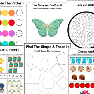 5000+ Pages Kindergarten Learning, Preschool Pre-k Bundle, Activity ...