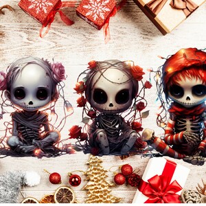 40 Skeleton Christmas Clipart,christmas Skeleton,skeleton Png,spooky ...