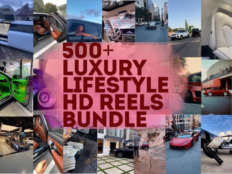 500+ Luxury Lifestyle Reels Bundle,instagram Reels,reel Videos,cars ...