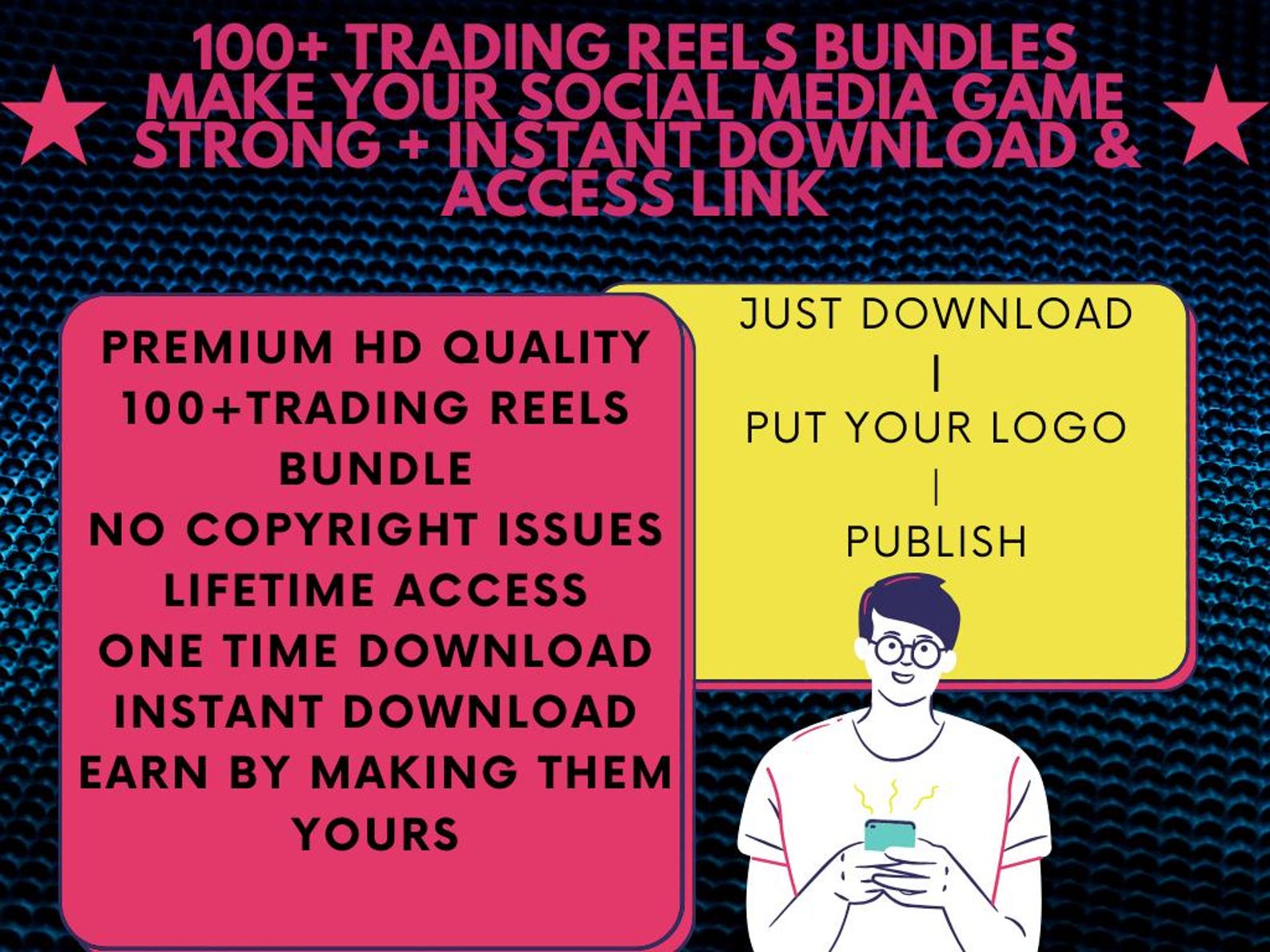 100+ Trading Reels Bundle,instagram Reels,reel Videos,forex Trading ...