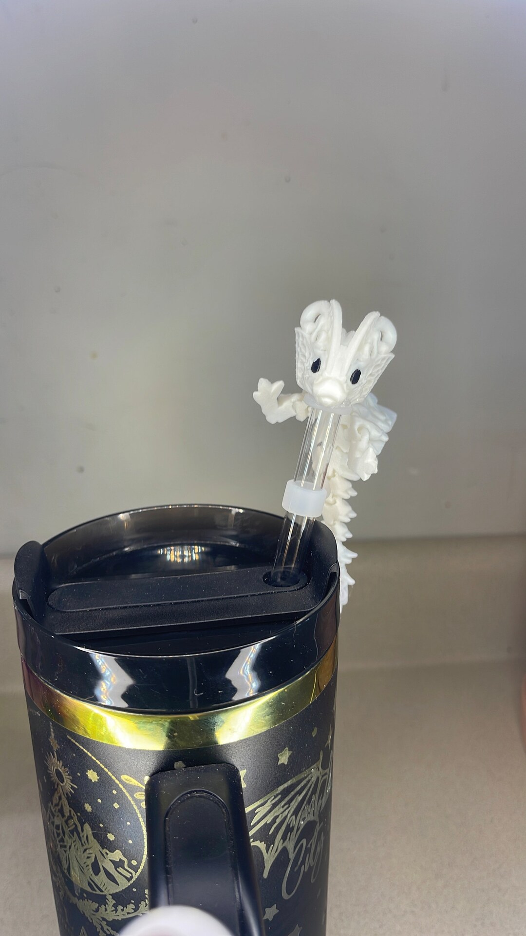 Dragon Straw Topper - Etsy