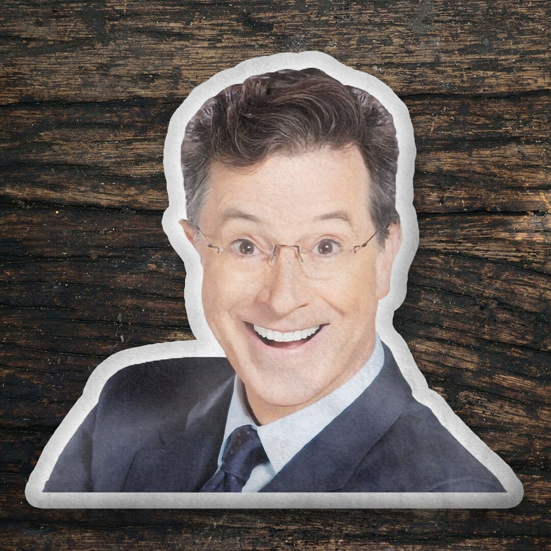 Stephen Colbert Custom Shaped Pillow, Custom Shape Pillow Gift Idea ...