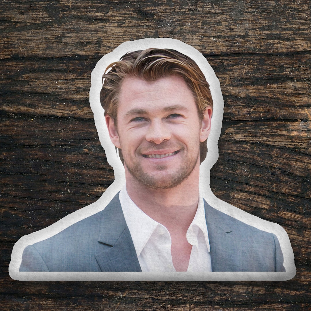Chris Hemsworth Custom Shaped Pillow, Custom Shape Pillow Gift Idea ...