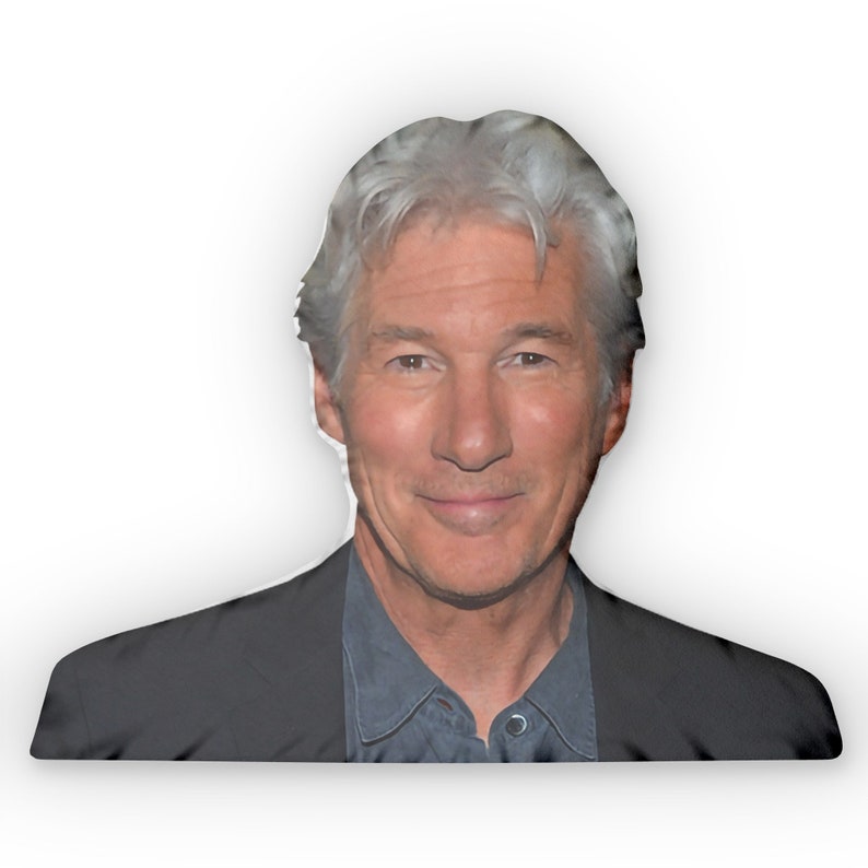 Richard Gere Custom Shaped Pillow, Custom Shape Pillow Gift Idea, Gift ...