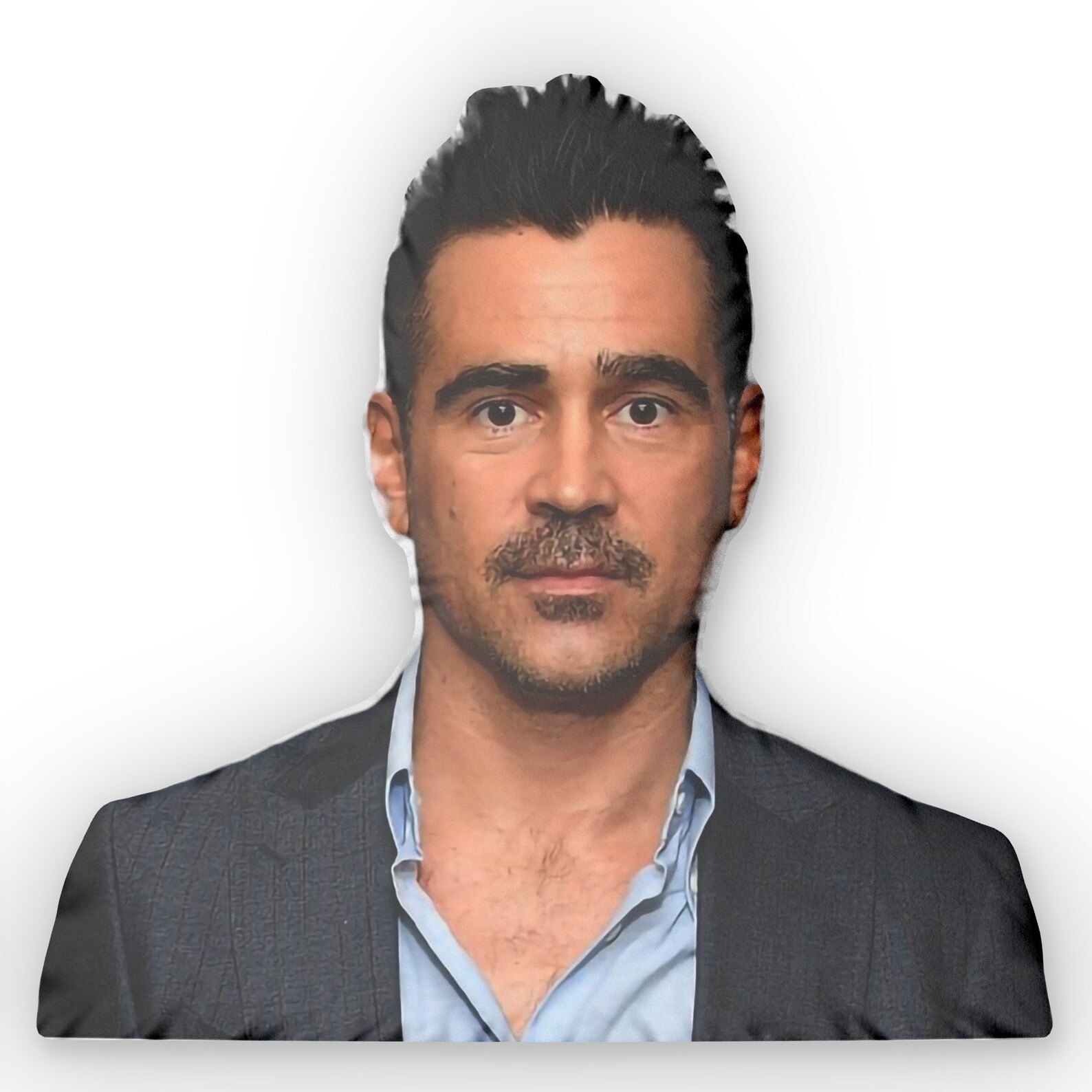 Colin Farrell Custom Shaped Pillow, Custom Shape Pillow Gift Idea, Gift ...