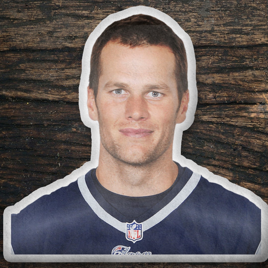 Tom Brady Custom Shaped Pillow, Custom Shape Pillow Gift Idea, Gift for ...