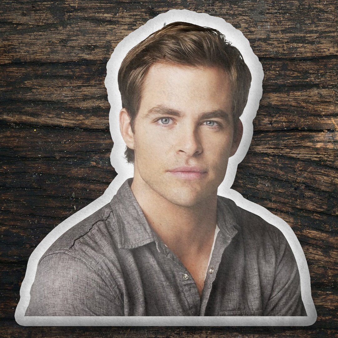Chris Pine Custom Shaped Pillow, Custom Shape Pillow Gift Idea, Gift ...