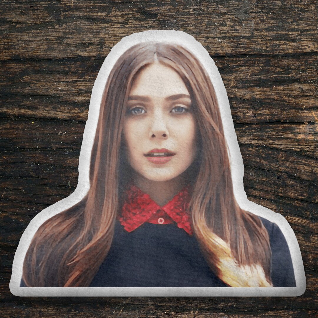 Elizabeth Olsen Custom Shaped Pillow, Custom Shape Pillow Gift Idea ...