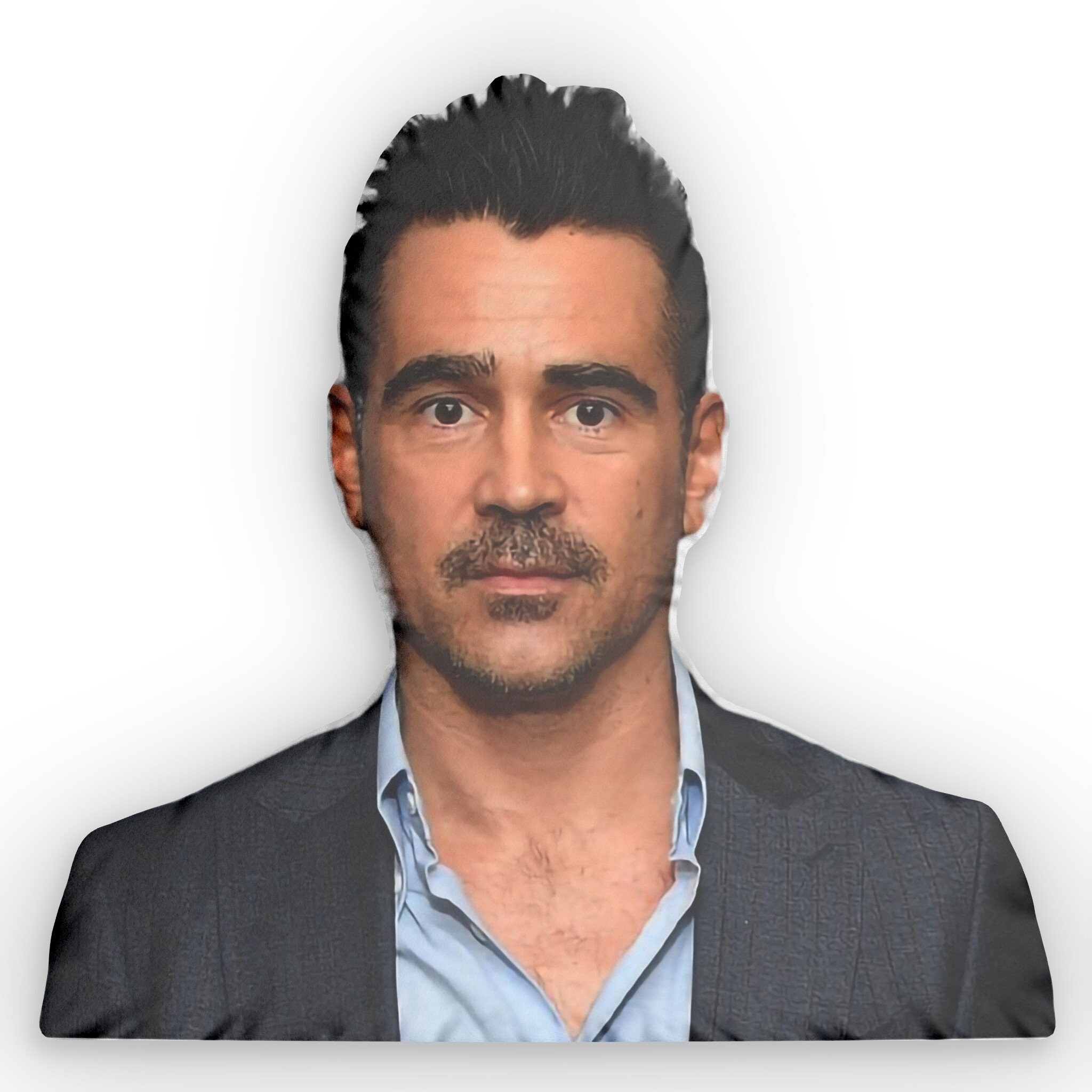 Colin Farrell Custom Shaped Pillow, Custom Shape Pillow Gift Idea, Gift ...