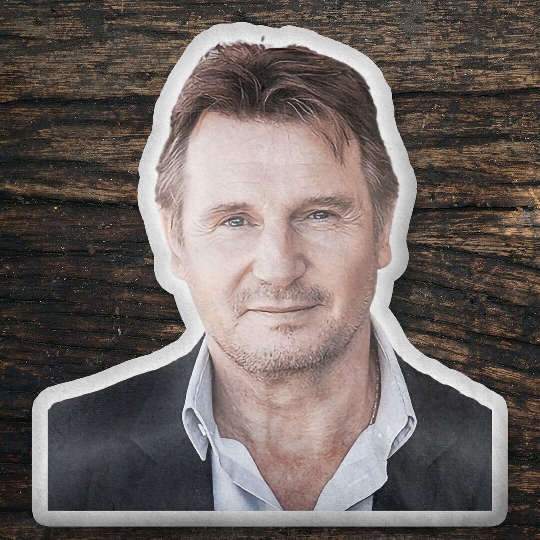 Liam Neeson Custom Shaped Pillow, Custom Shape Pillow Gift Idea, Gift ...