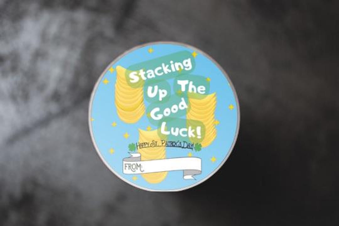 Package- Printable Pringles Chips St. Patrick's Day Labels for Snack ...