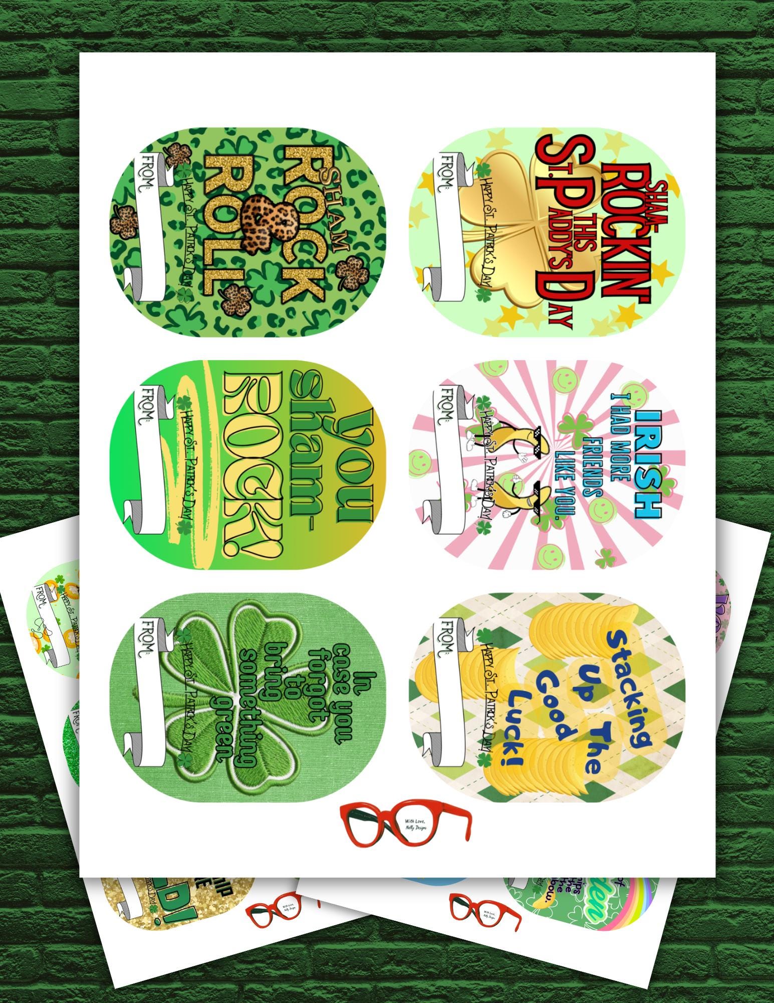 Printable Pringles Chips St. Patrick's Day Labels Fun and Easy ...