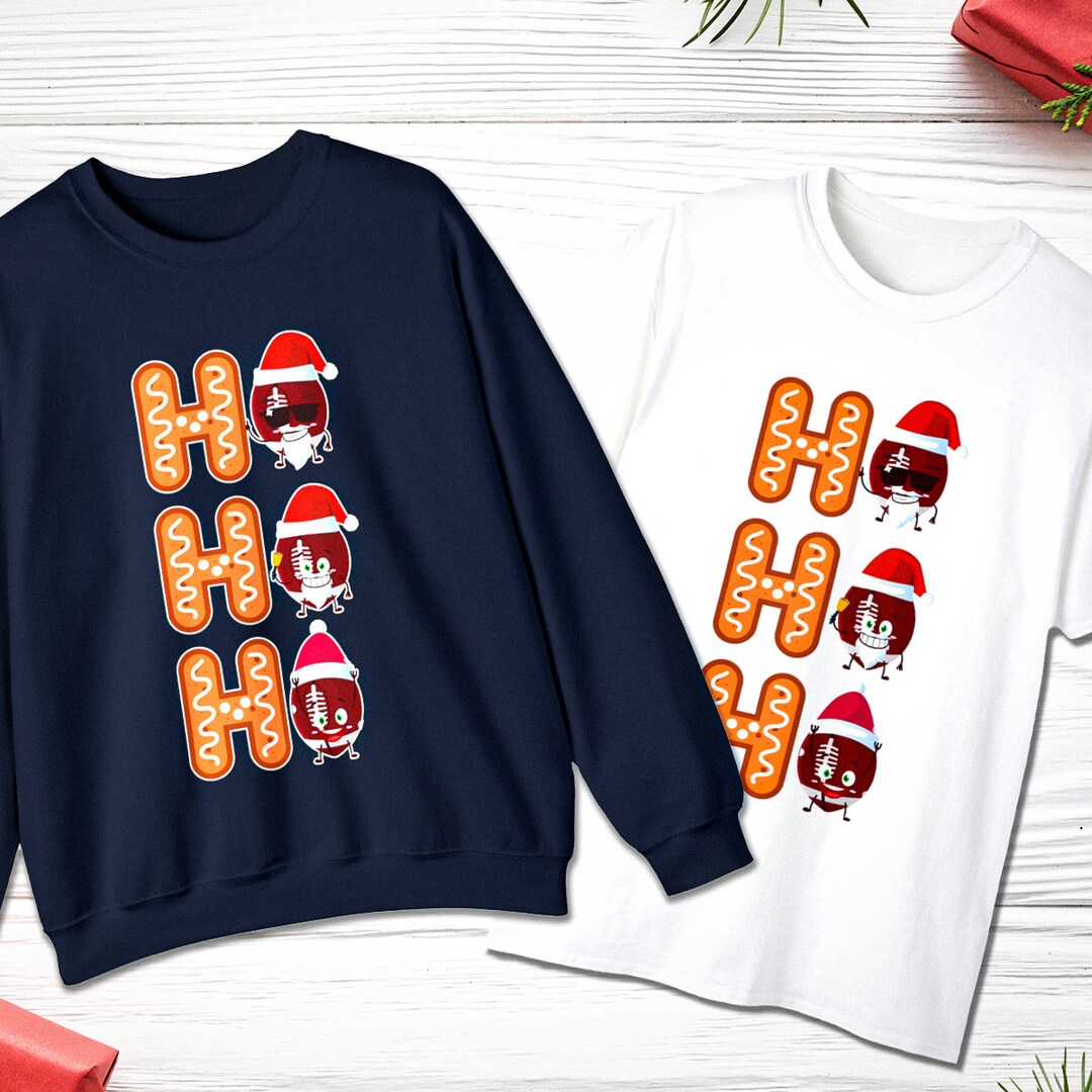 Funny Football Santa Hat Christmas Sweater Cute X-mas Santa - Etsy