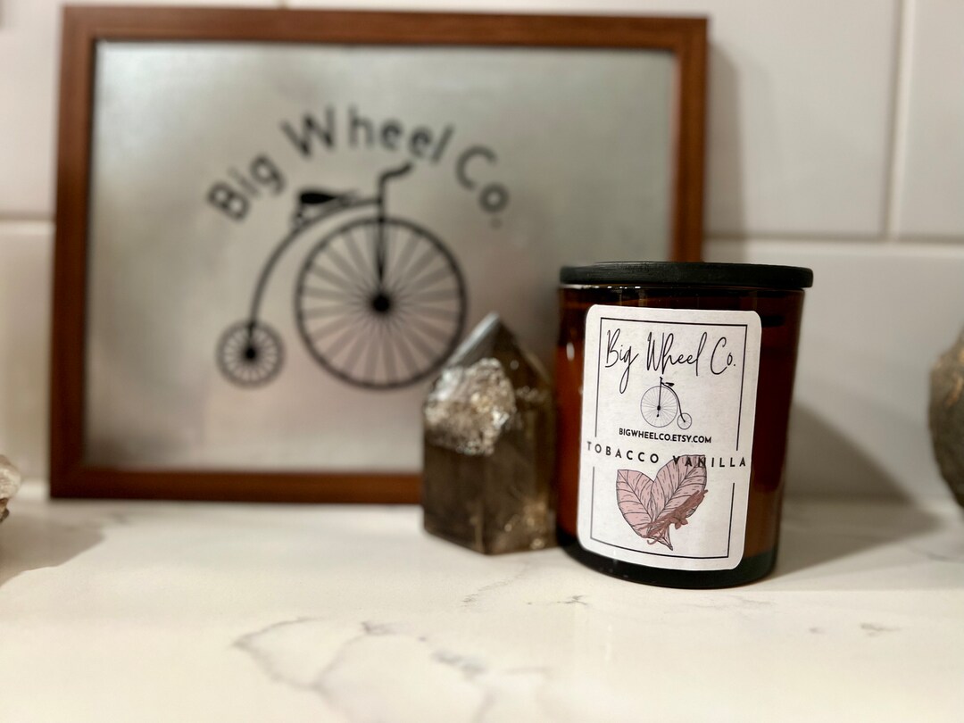 Tobacco Vanilla Soy Candle / Artisan Candles / Grandpas Pipe / Pipe ...