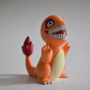 Horror Charmander. Halloween Pokemon. 3D Print Decoration - Etsy