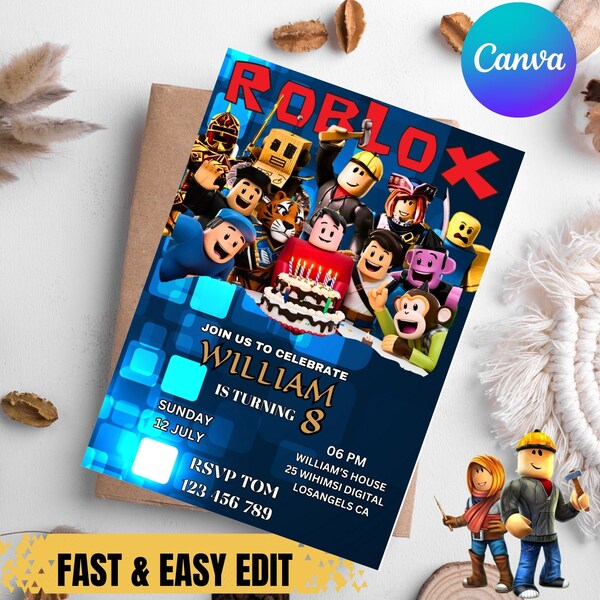 Roblox Card - Etsy