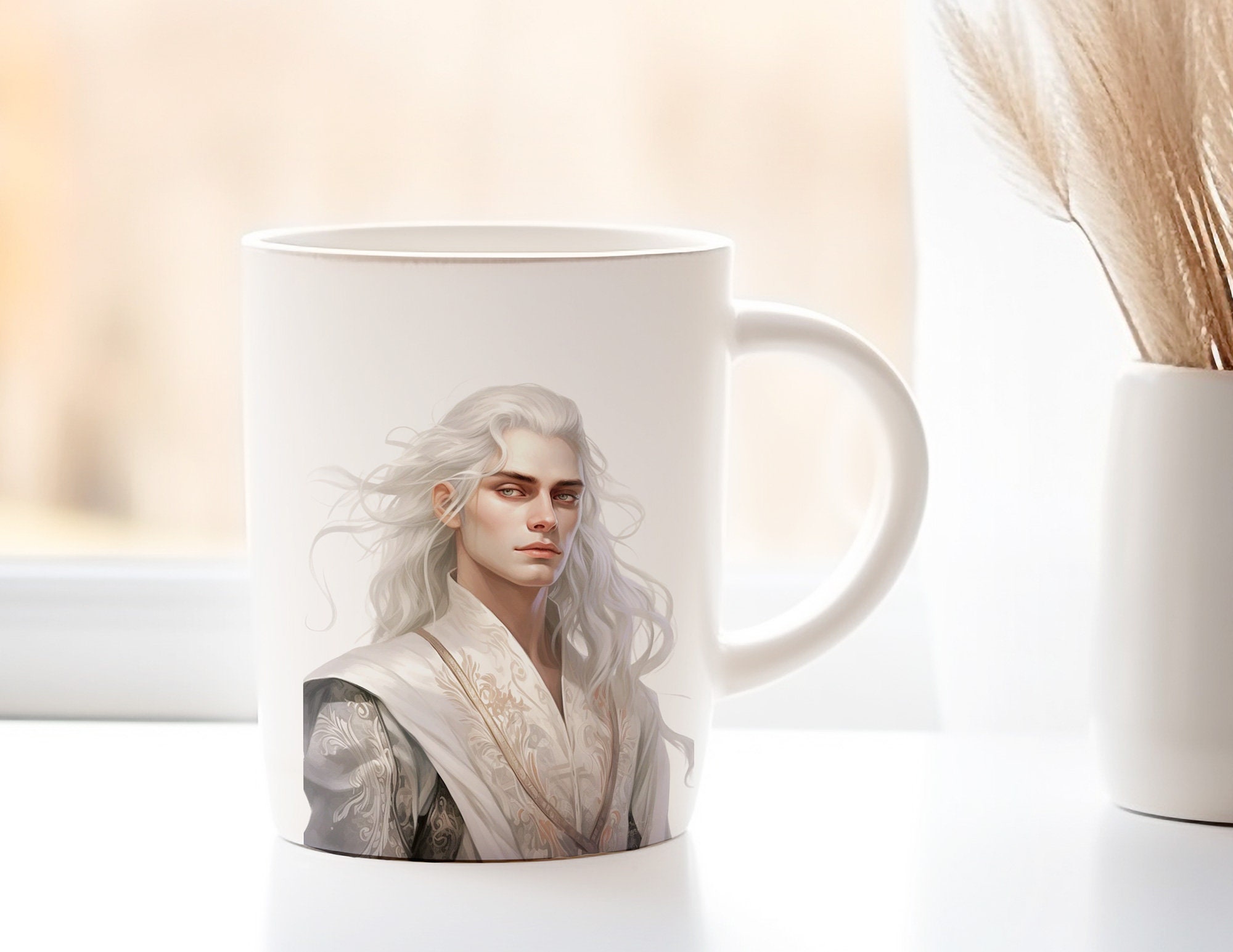 15 Ethereal Elven Male Clipart Bundle, Mystical Elf Portraits, Fantasy ...