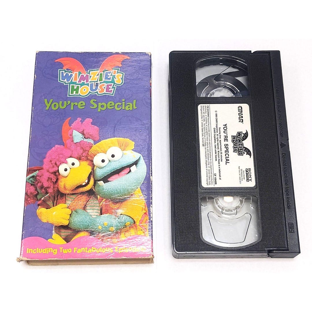 Wimzie's House You're Special VHS 1999 PBS Kids Sony Wonder TESTED ...