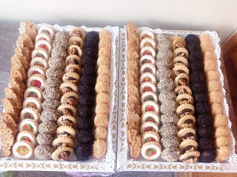 A Luxurious Selection of Traditional Moroccan Pastries With Diverse ...