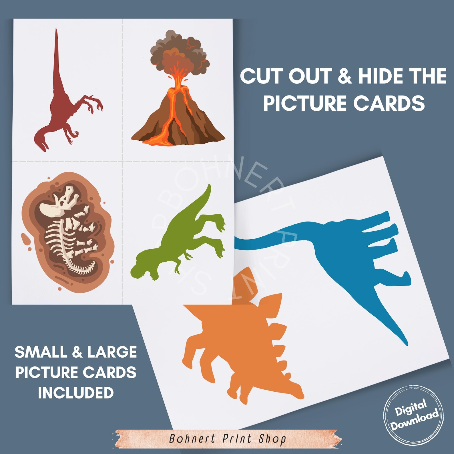 Dinosaur Scavenger Hunt Printable: Fun Indoor Game for Kids, Perfect ...