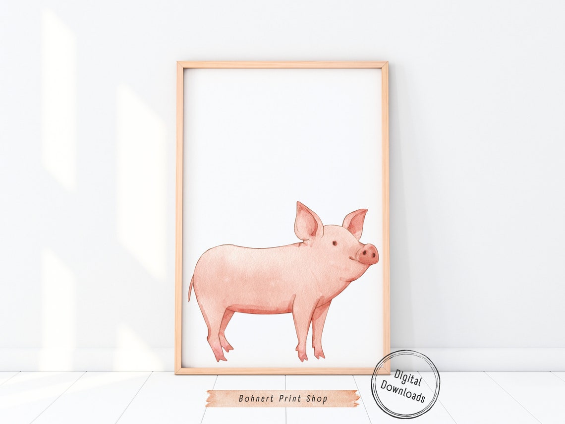 Farm Theme Nursery Bundle of 6 Prints Kids Farm Theme Posters Farm ...