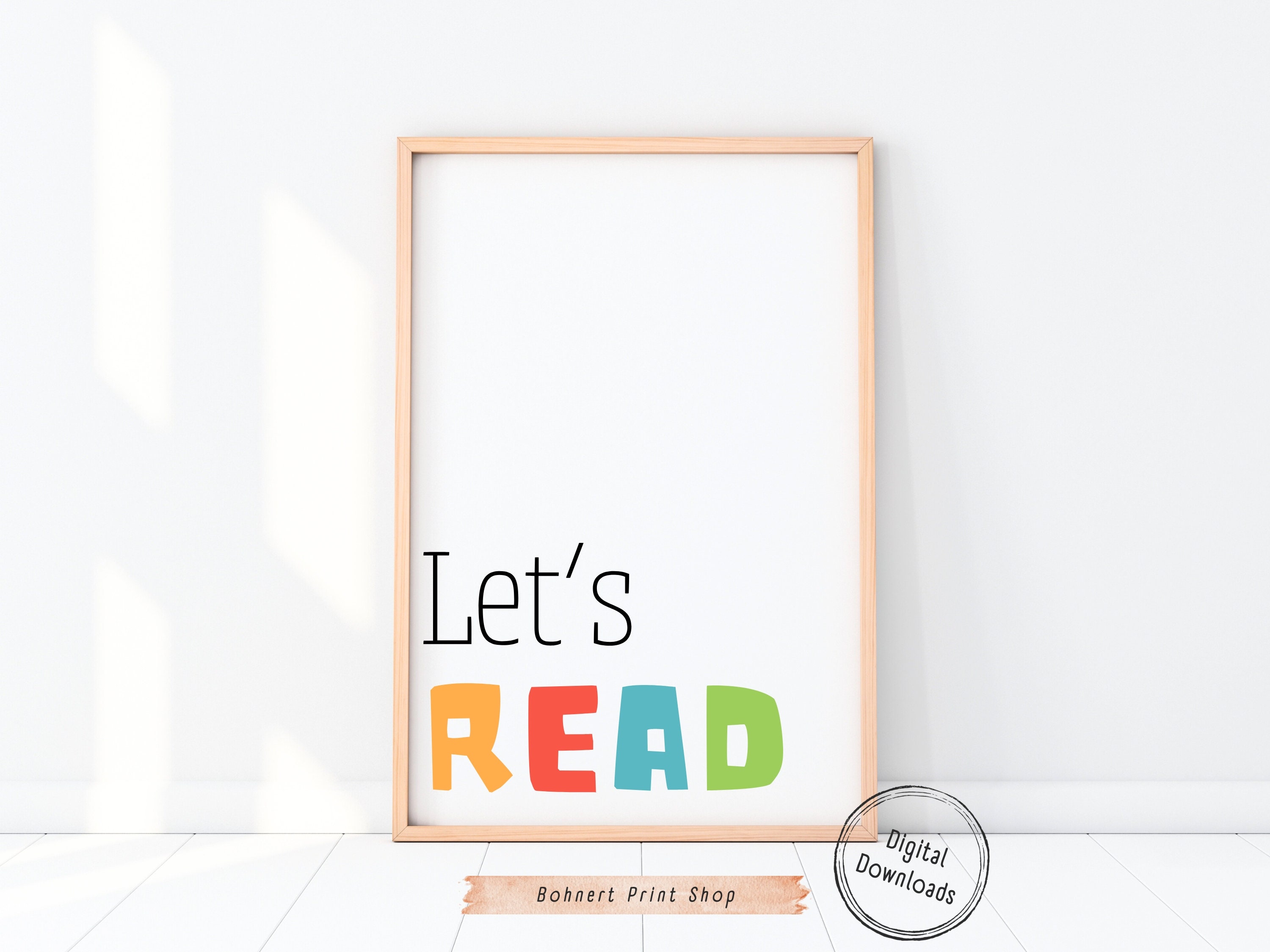 Let's Read Let's Learn Alphabet Posters Kids - Etsy