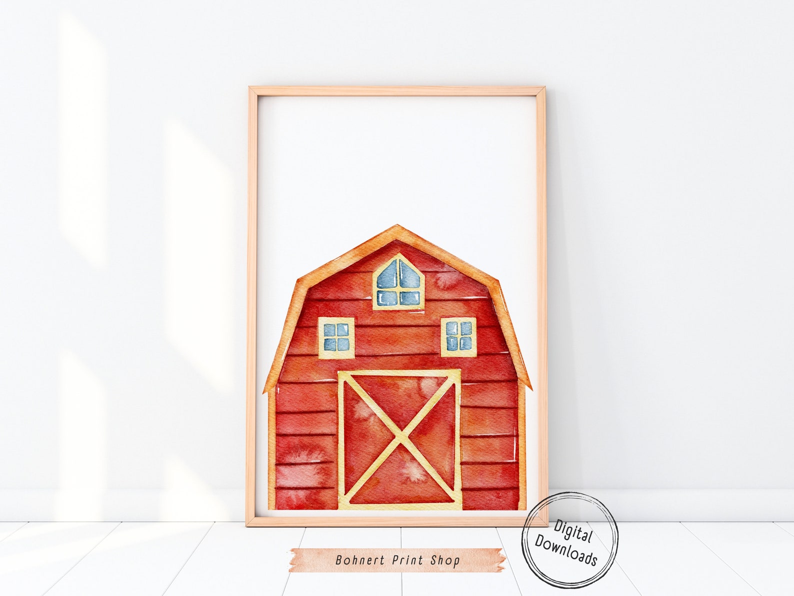 Farm Theme Nursery Bundle of 6 Prints | Kids Farm Theme Posters | Farm ...