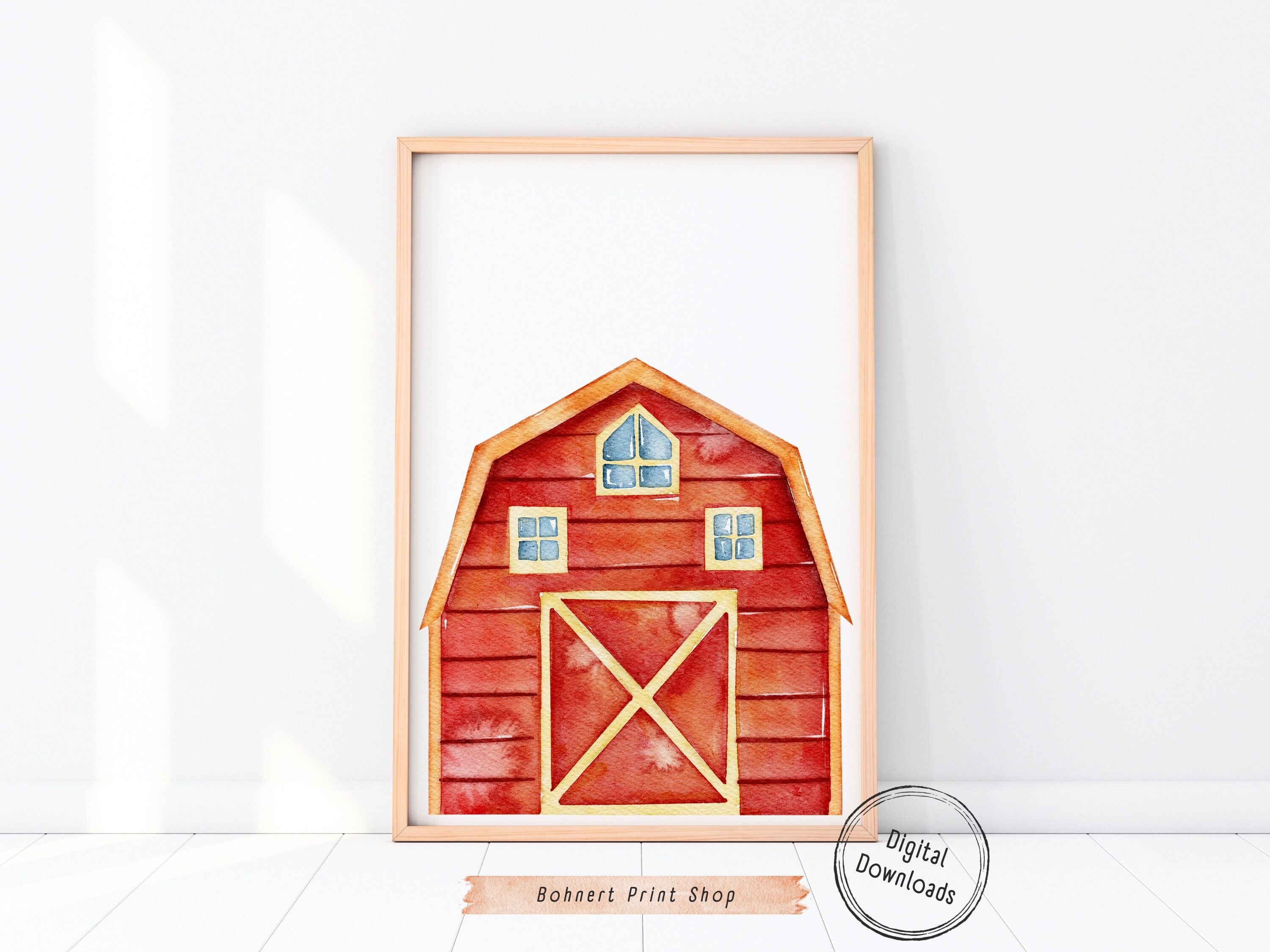 Farm Theme Nursery Bundle of 6 Prints | Kids Farm Theme Posters | Farm ...