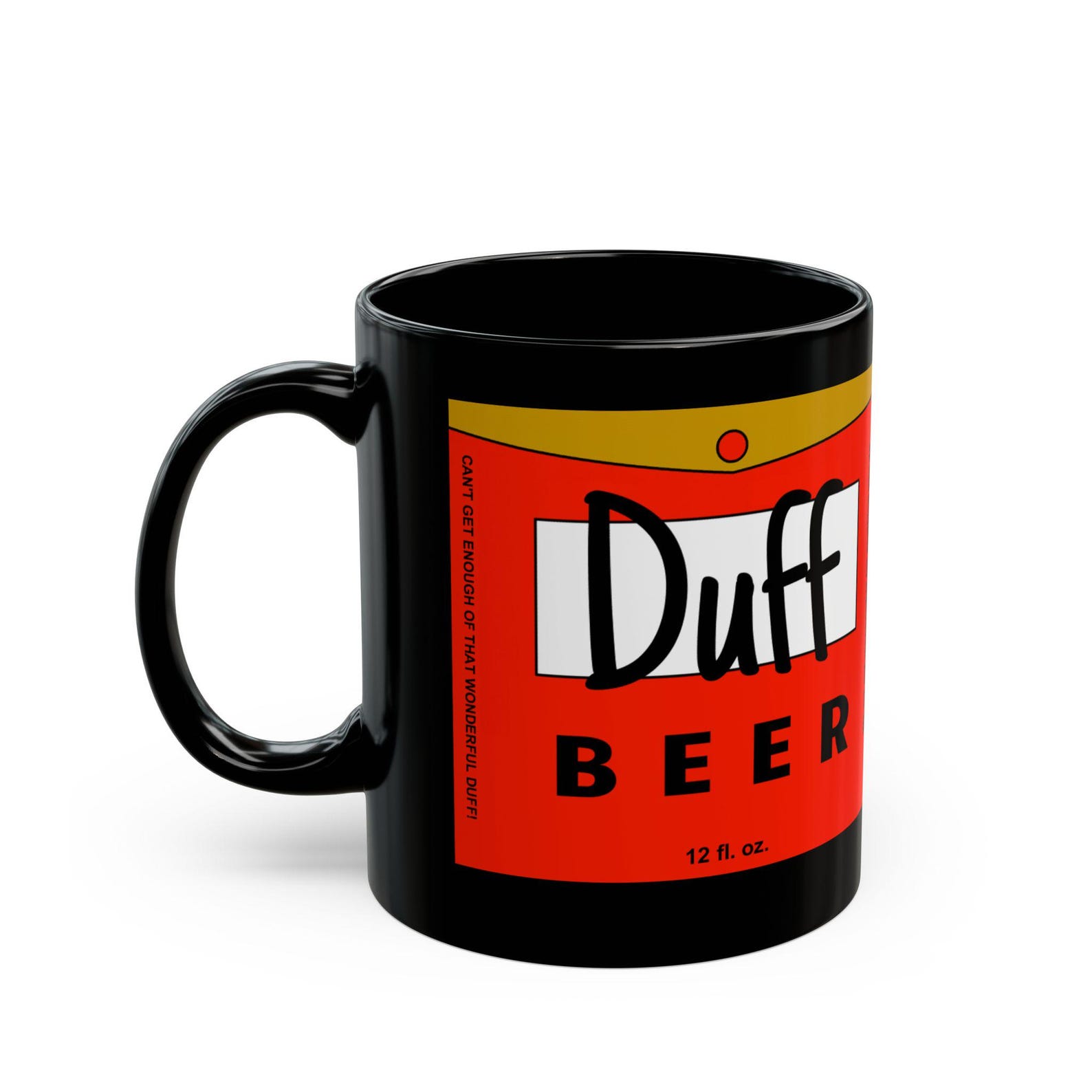 Funny Simpsons Fan Mug, Duff Beer Inspired Coffee Cup - Etsy