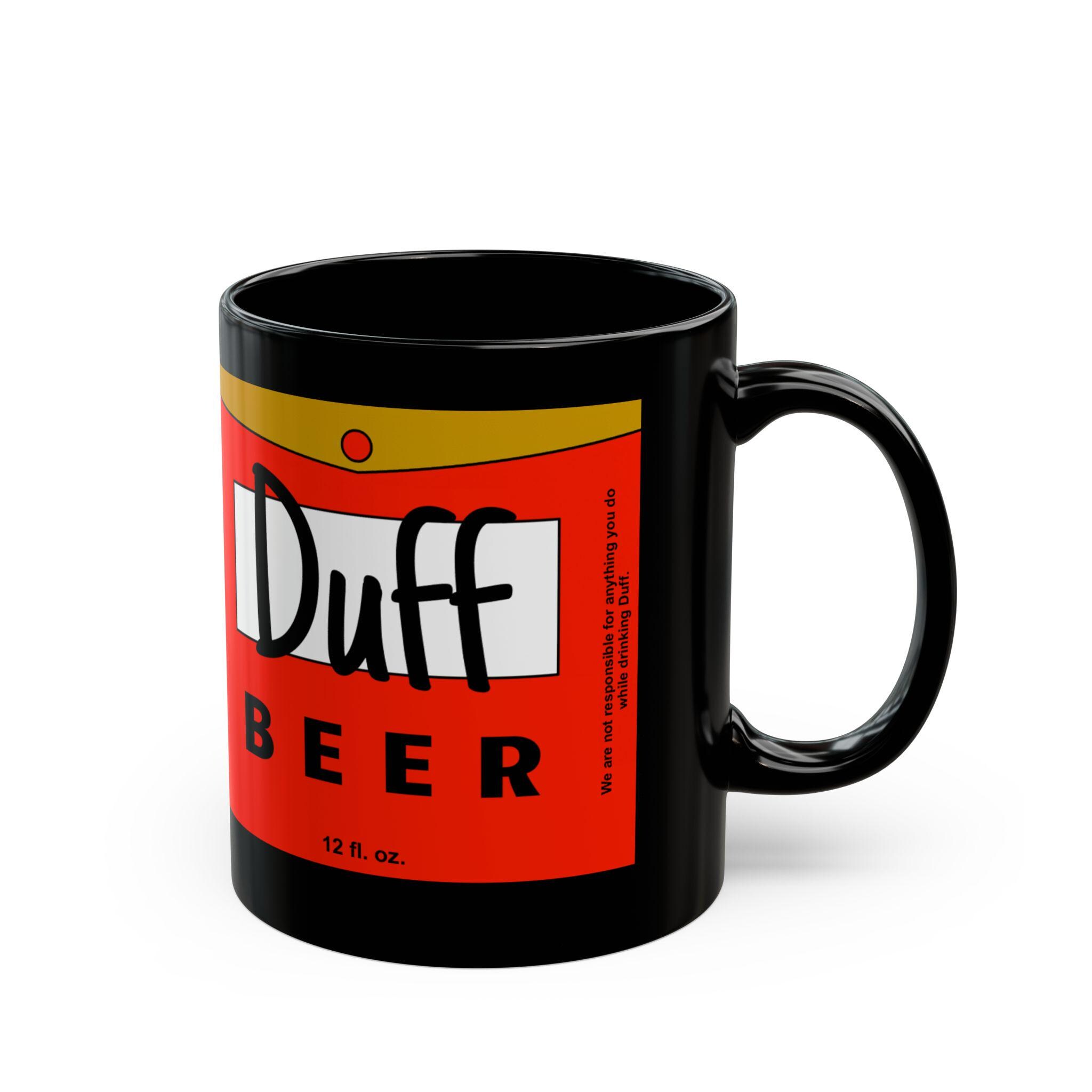 Funny Simpsons Fan Mug, Duff Beer Inspired Coffee Cup - Etsy