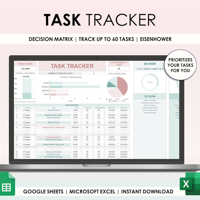 Task Tracking Corporate - Etsy