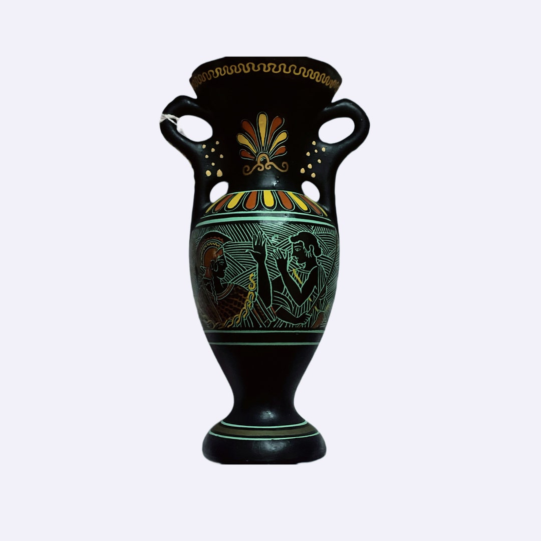 The Sage Goddess Athena Protection Vase- Rare Vintage Art Find - Etsy