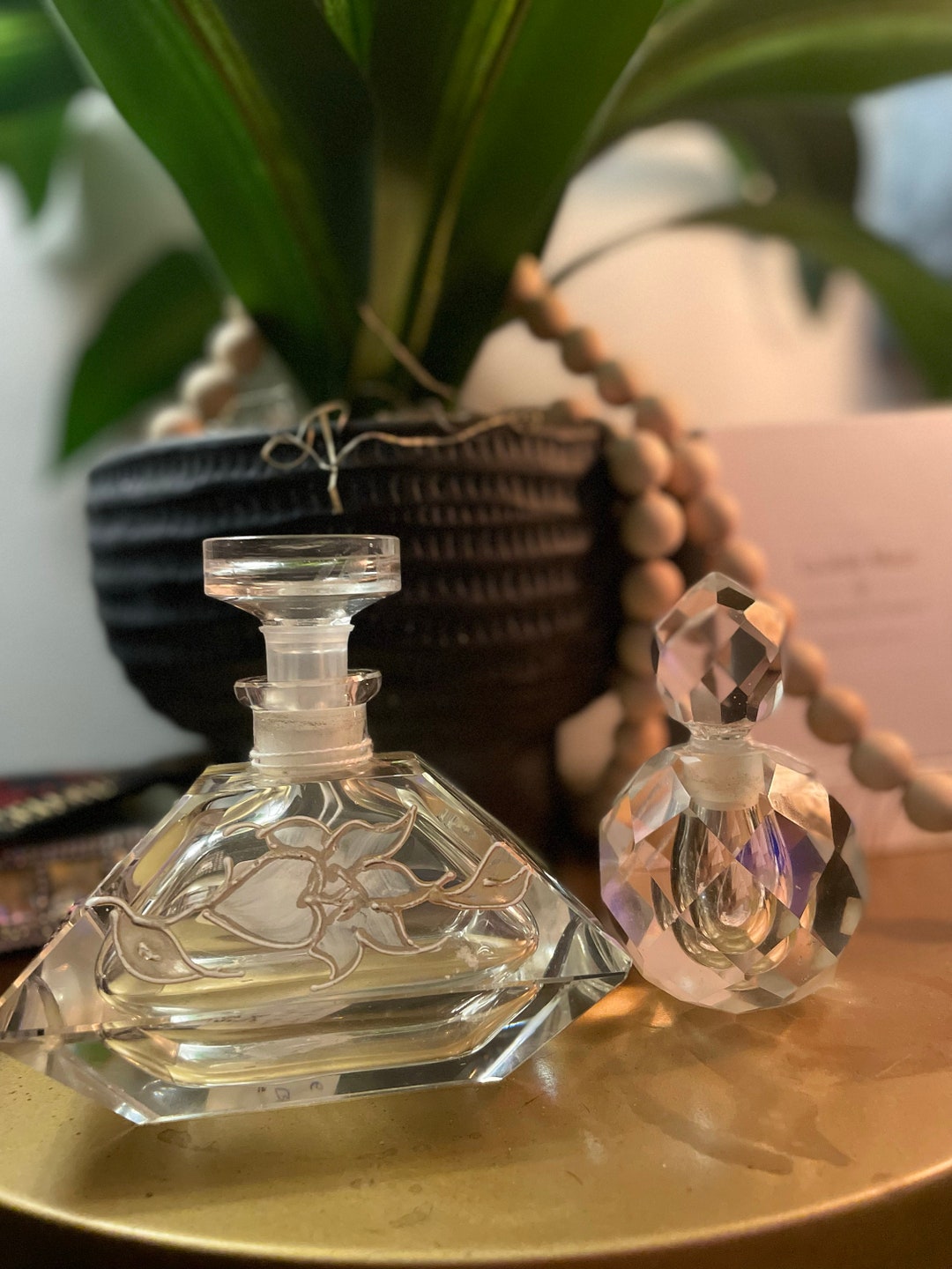 The Staple Femme Refurbished Vintage Crystal Perfume Cases- Rare ...