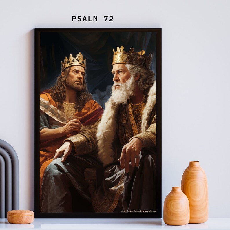 AI Generated Image of Psalm 72, Digital Print, Digital Art, Wall Art ...