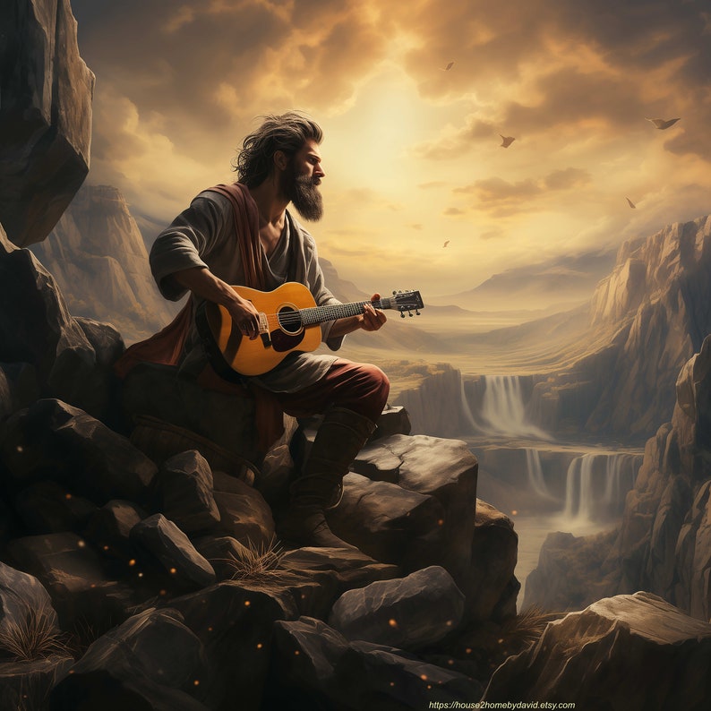 10 AI Generated Images of Psalm 18, Digital Print, Digital Art, Wall ...