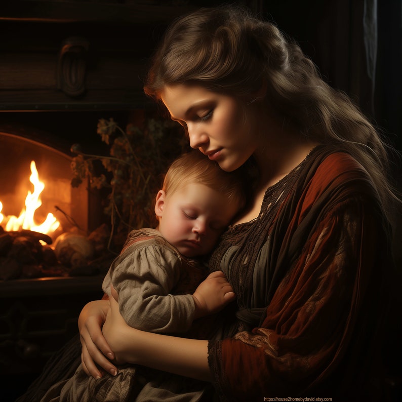 AI Generated Image of Psalm 131, Digital Print, Digital Art, Wall Art ...