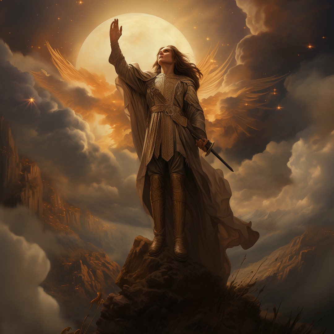 AI Generated Image of Psalm 148, Digital Print, Digital Art, Wall Art ...