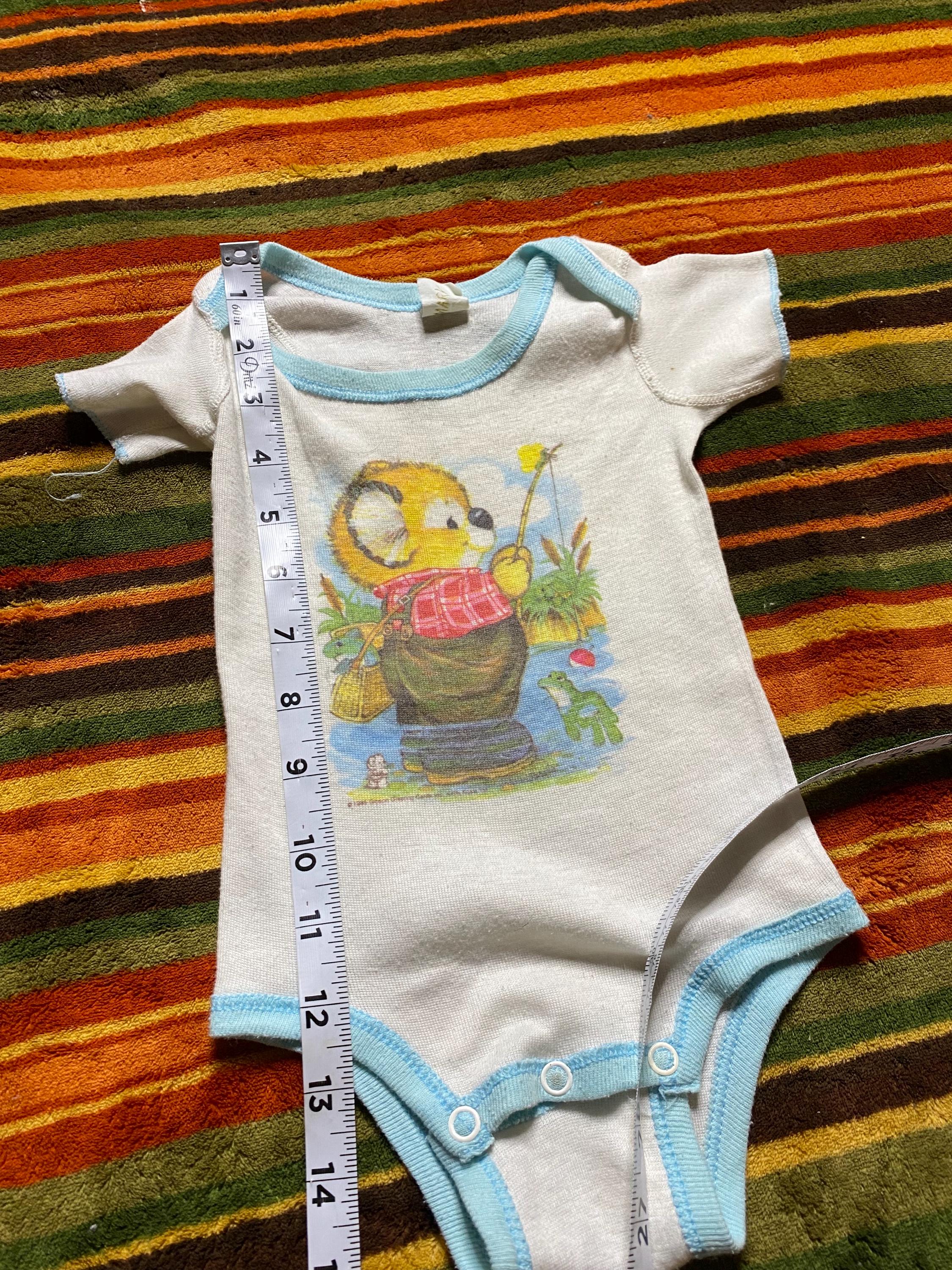 Cute Newborn Fishing Teddy Bear Onesie - Etsy