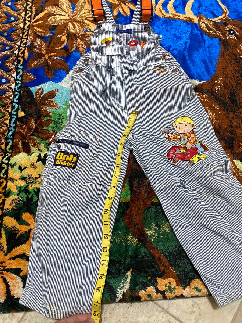 Kids Bob the Builder Overalls - Etsy