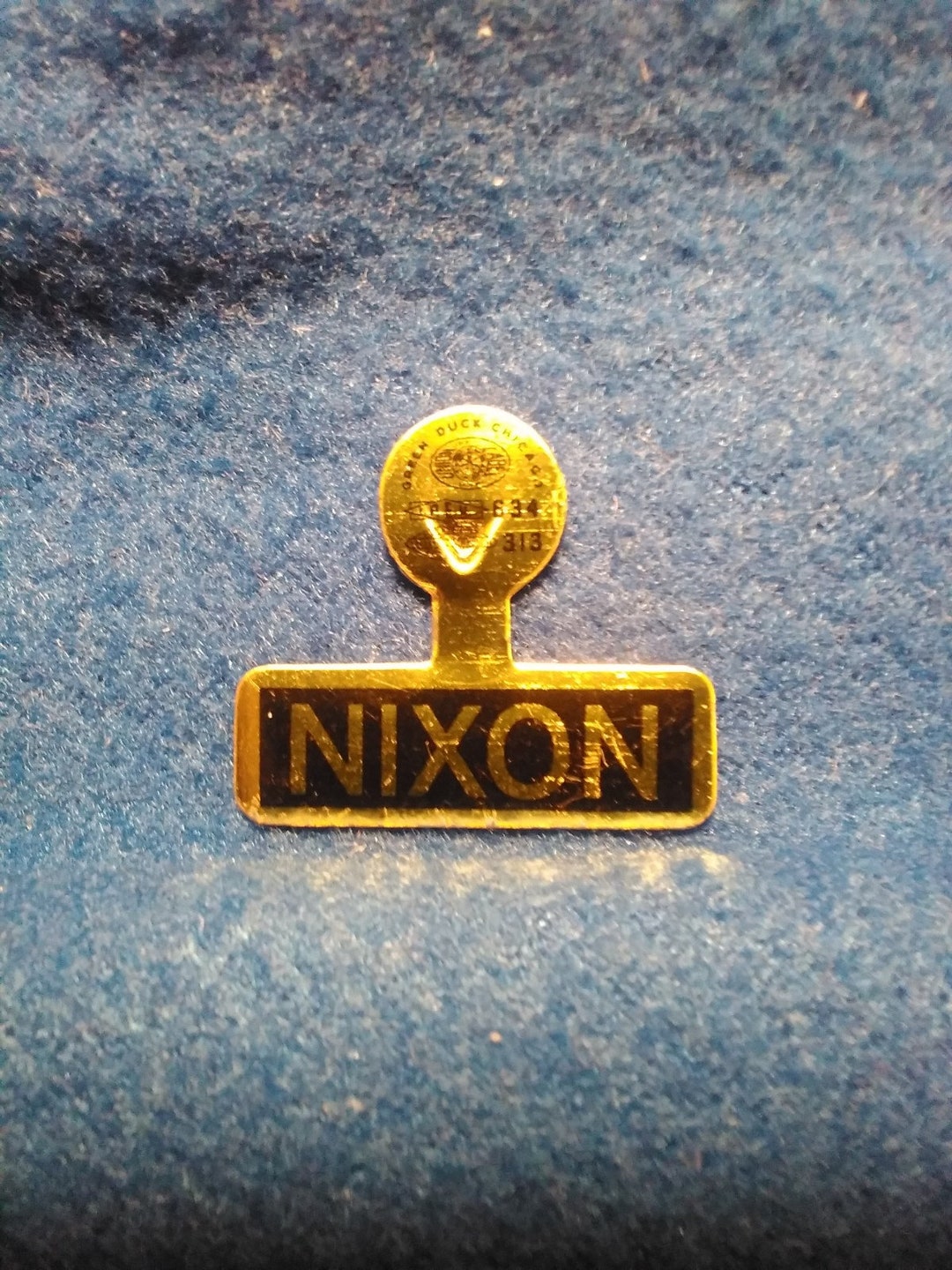 Vintage Historical Event 1968 Presidential Campaign Nixon Metal Lapel ...