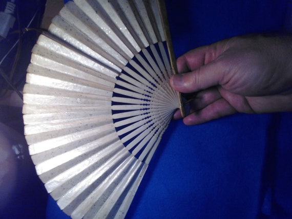 Antique Hand Made Handheld Floral Pattern Design Woma… - Gem