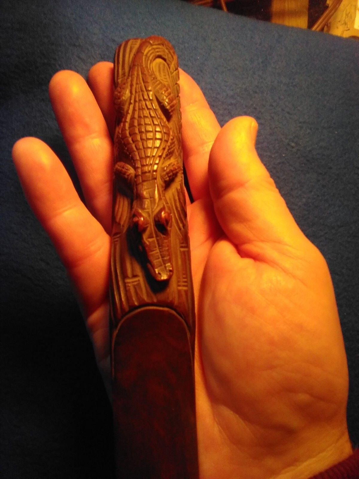 Antique Hand Made Hand Carved Kenyan African Dark Brown Native Indian ...