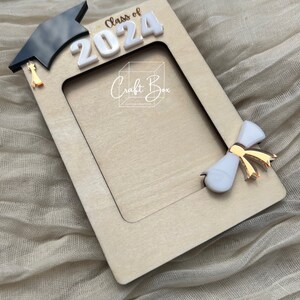 Personalized Graduation Photo Frame Magnet: Class of 2024 Gift - Etsy